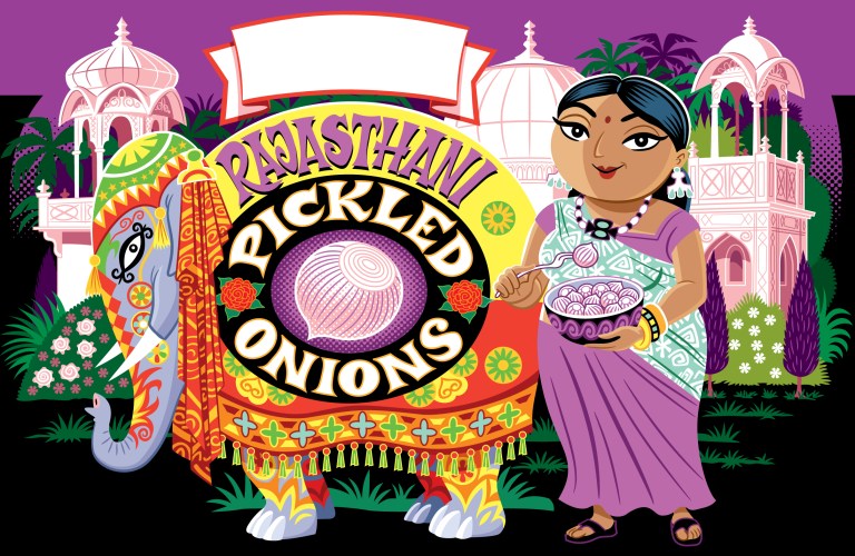 Chilli Pickle labels | Geo Parkin