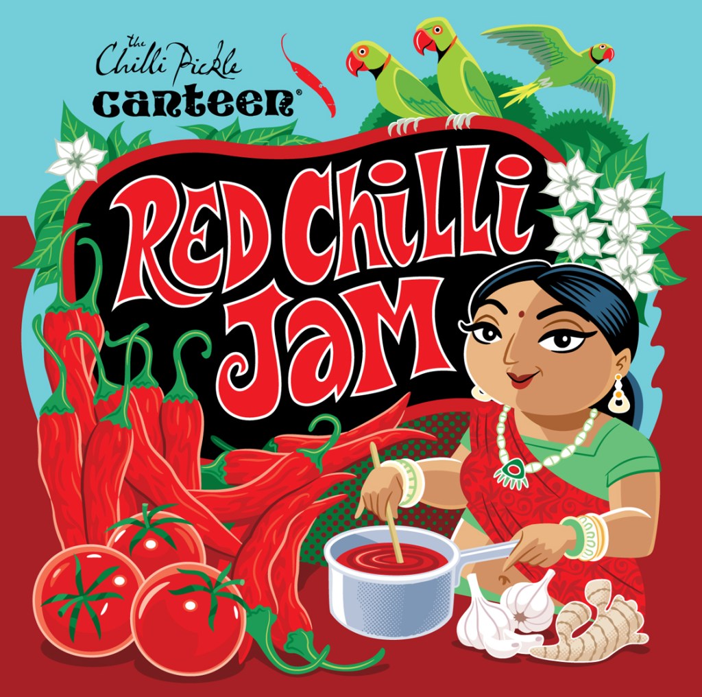 Chilli Pickle labels | Geo Parkin